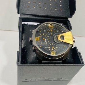 Diesel Black Gold | Accessories | Dz7377 Mens Diesel Black Dial Uber ...